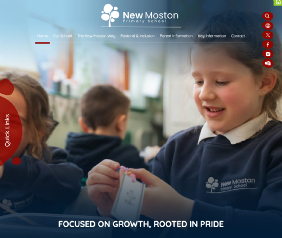 New Moston Primary School - Our Brand New Website